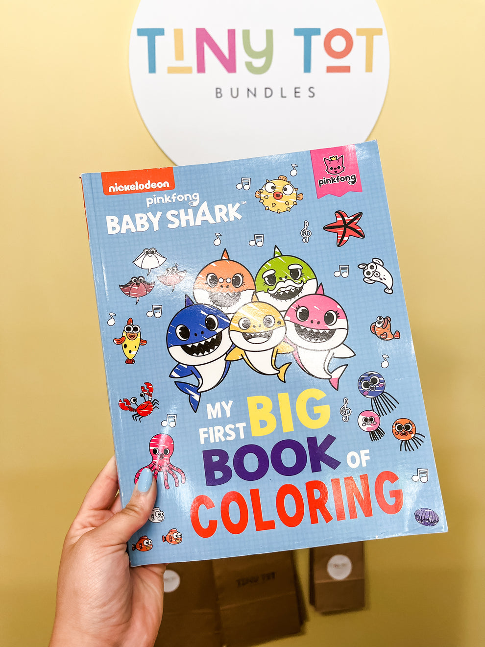 Pinkfong Baby Shark Coloring Book – Tiny Tot Bundles